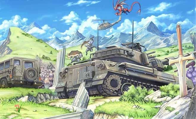 Segunda Batalla de la Colina de Alnus | Gate - Thus the JSDF Fought ...