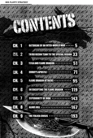 Manga Chapters by Volume With Chapter Title | Gate - Thus the JSDF ...