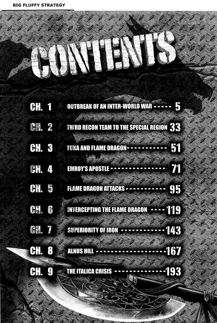 Manga Chapters by Volume With Chapter Title | Gate - Thus the JSDF ...