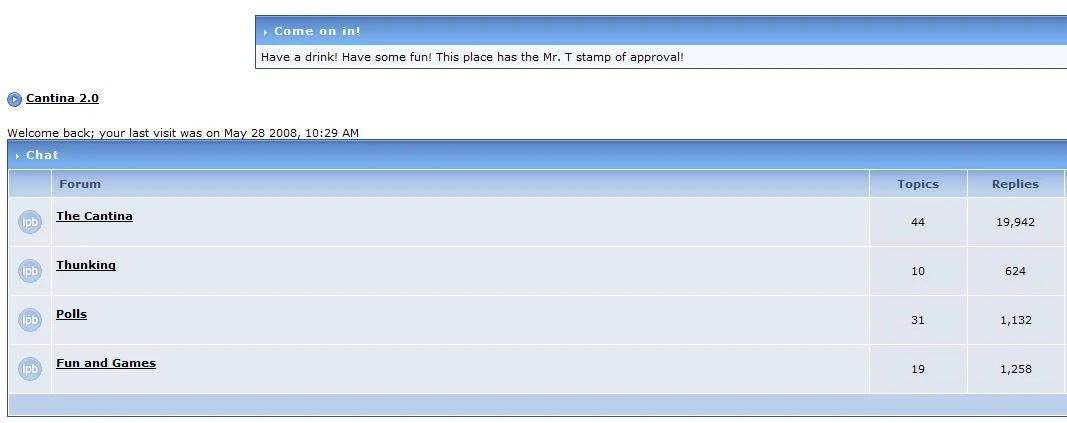 The Cantina 2.0 | GateWorld Cantina Wiki | Fandom