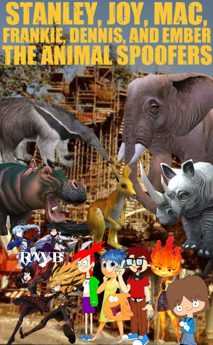 Stanley, Joy, Mac, Frankie, Dennis, and Ember the Animal Spoofers ...