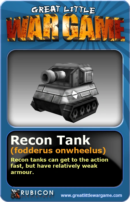 Recon Tank | Rubicon War Game Wiki | Fandom