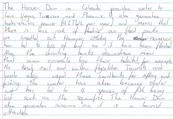 Large scale water management project - The Colorado River (Hoover Dam ...