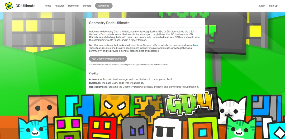 Website | Geometry Dash Ultimate Wiki | Fandom