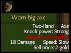 Worn Big Axe | Gedonia Wiki | Fandom