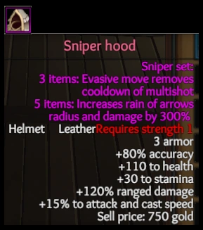 Sniper Hood | Gedonia Wiki | Fandom
