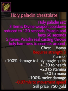 Holy Paladin Chestplate | Gedonia Wiki | Fandom
