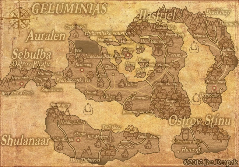 Mapa | Geluminias Wiki | Fandom