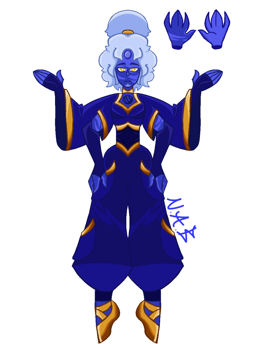Father aster (indigo Opal) | Gem-galaxies Wiki | Fandom