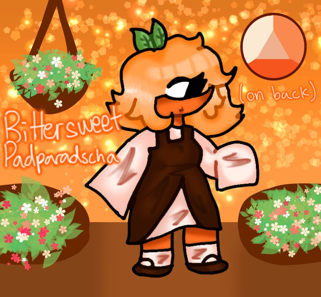 Bittersweet Padparadscha (Sapphire 3QS) (GoldVelvet9) | Gem-galaxies ...
