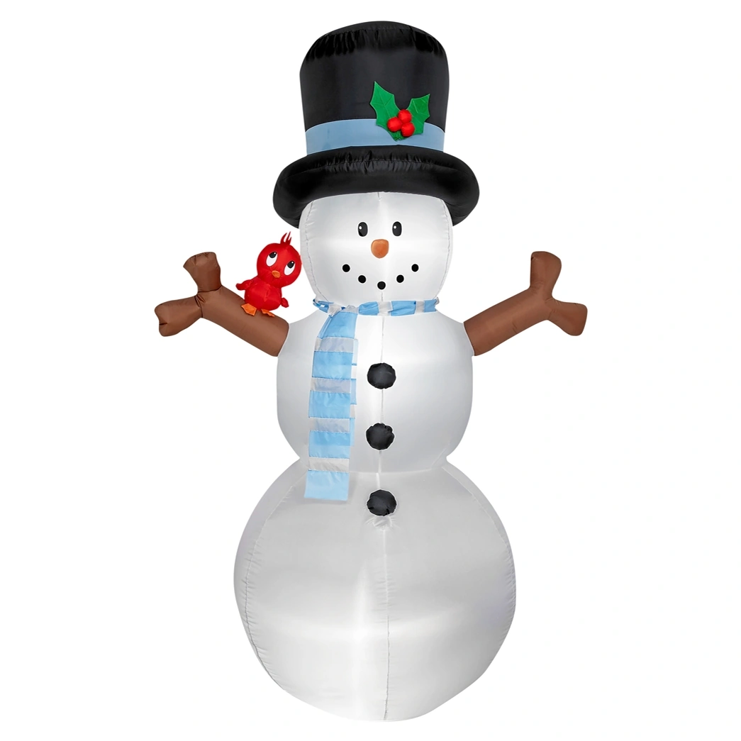 Snowman with Cardinal on Arm | Gemmy Airblown Inflatables Wiki | Fandom