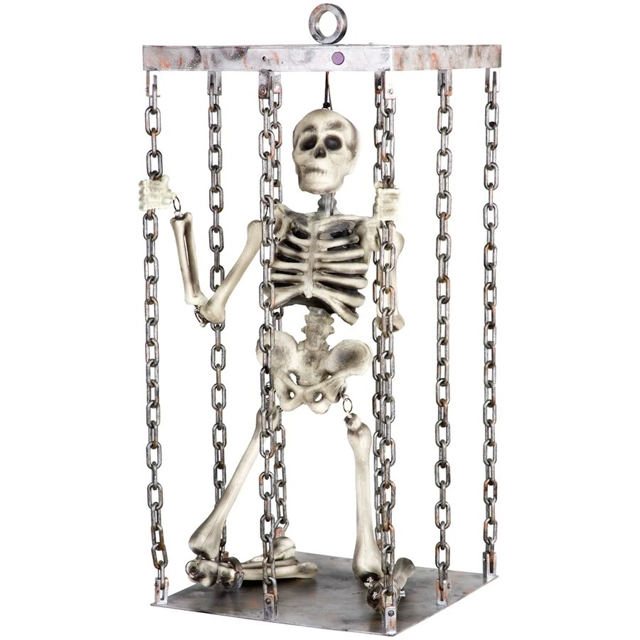 Hang-Up Caged Skeleton | Gemmy Wiki | Fandom