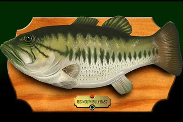 moving fish plaque