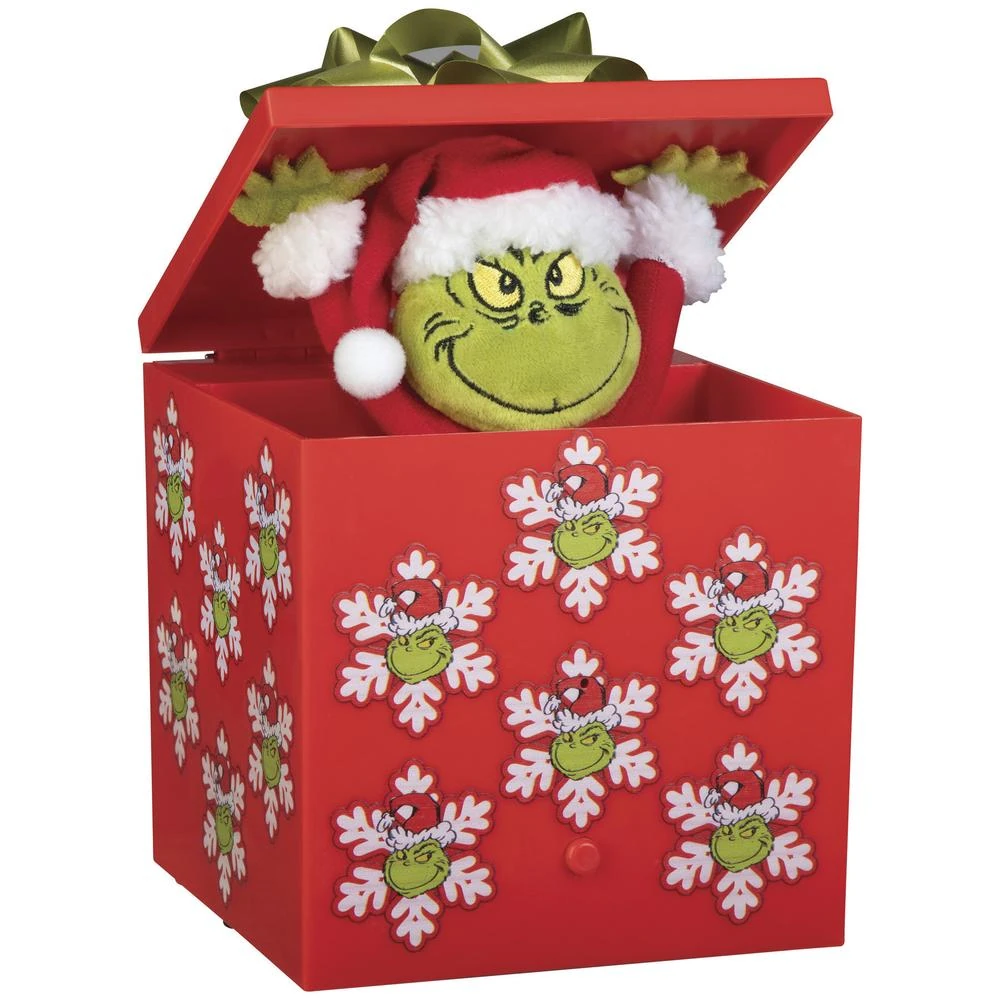 Animated Grinch Pop-up Gift Box | Gemmy Wiki | Fandom