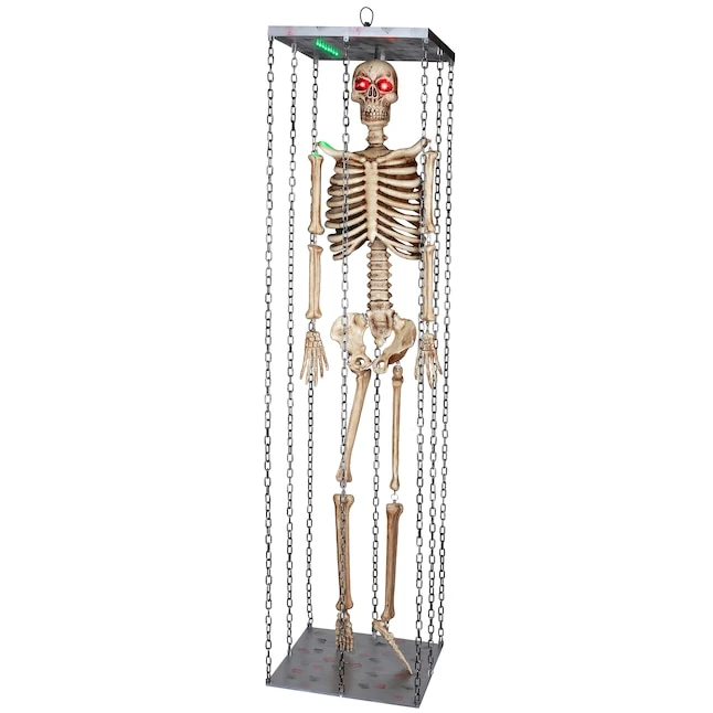 Life Size Caged Skeleton (2014) | Gemmy Wiki | Fandom