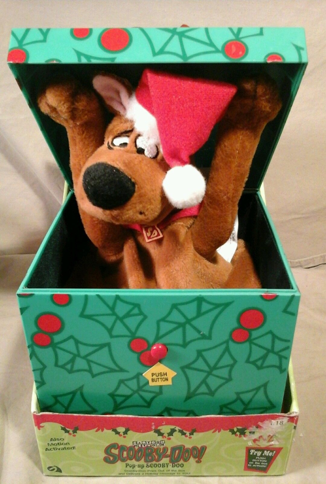 Pop Up Scooby Doo Green Box Version Gemmy Wiki Fandom
