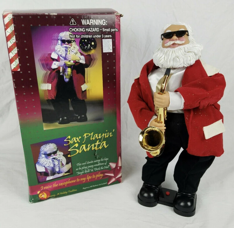 Sax Playing Santa | Gemmy Wiki | Fandom