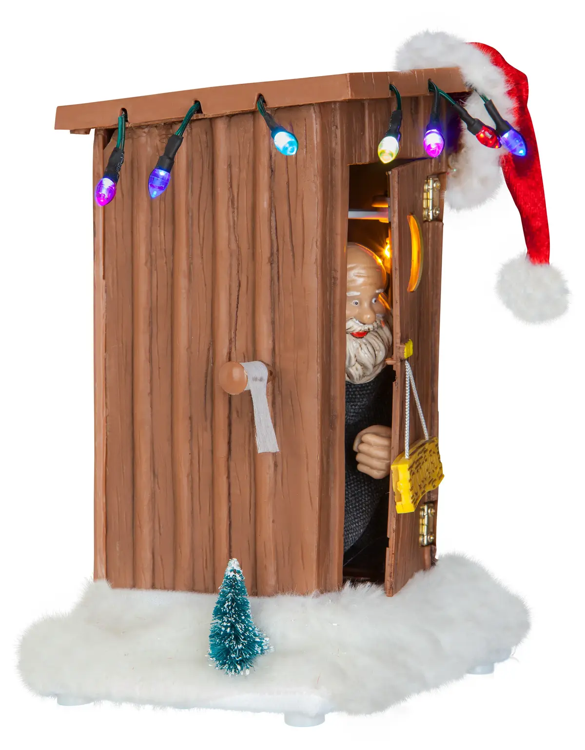 Outhouse Christmas Float Santa's Outhouse | Gemmy Wiki | Fandom