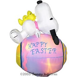 snoopy easter inflatable