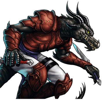 Armored Dragon Anthro