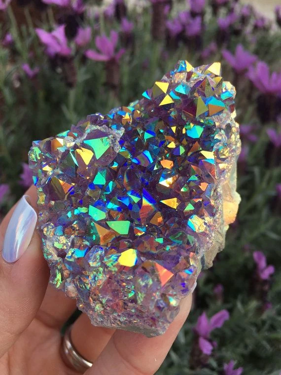 Angel Aura Amethyst | Gemstone Wiki | Fandom