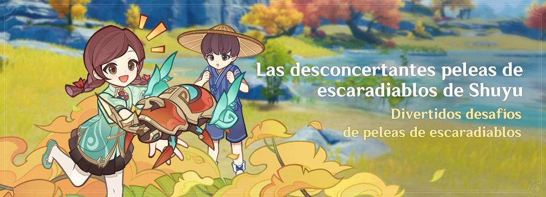 Las desconcertantes peleas de escaradiablos de Shuyu | Wiki Genshin ...