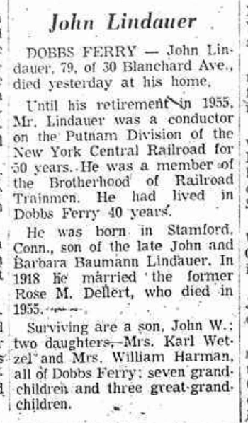 John H. Lindauer II (1888-1968) | Familypedia | Fandom