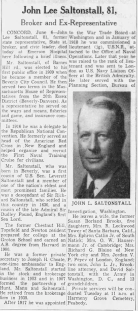 John Lee Saltonstall (1878-1959) | Familypedia | Fandom