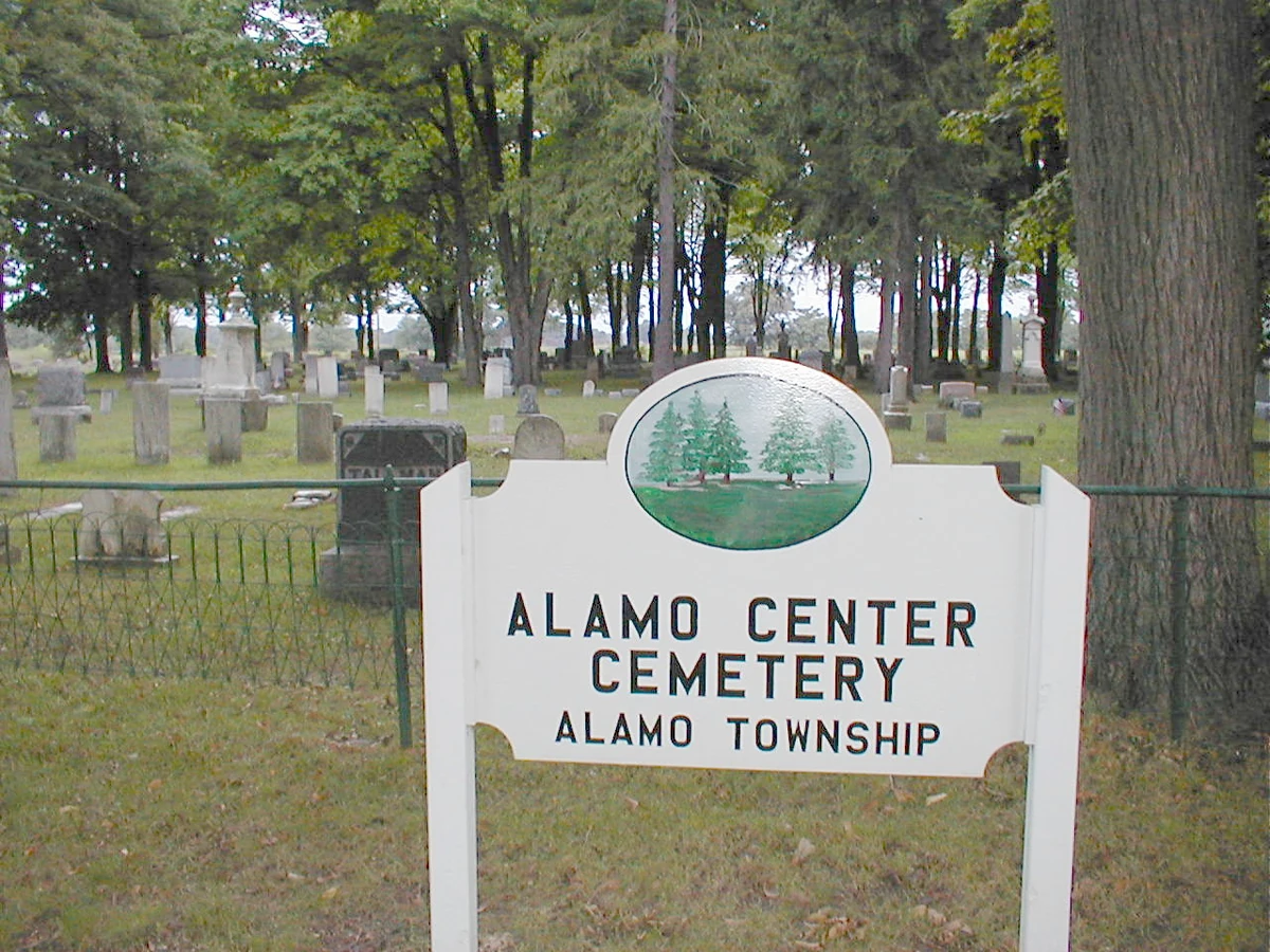 Alamo Center Cemetery, Alamo Township, Kalamazoo County, Michigan, USA ...