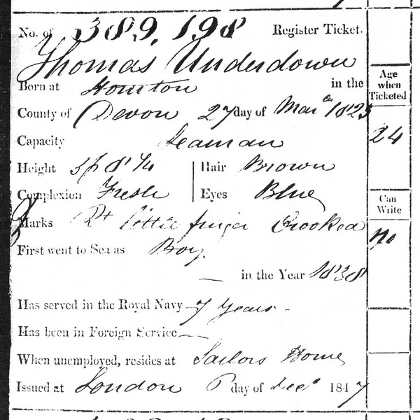 Thomas Underdown (1821-1876) | Familypedia | Fandom