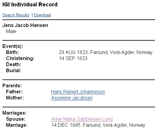 Jens Jacob Hansen (1823-1865) | Familypedia | Fandom