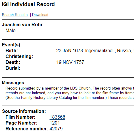 Joachim von Rohr (1678-1757) | Familypedia | Fandom