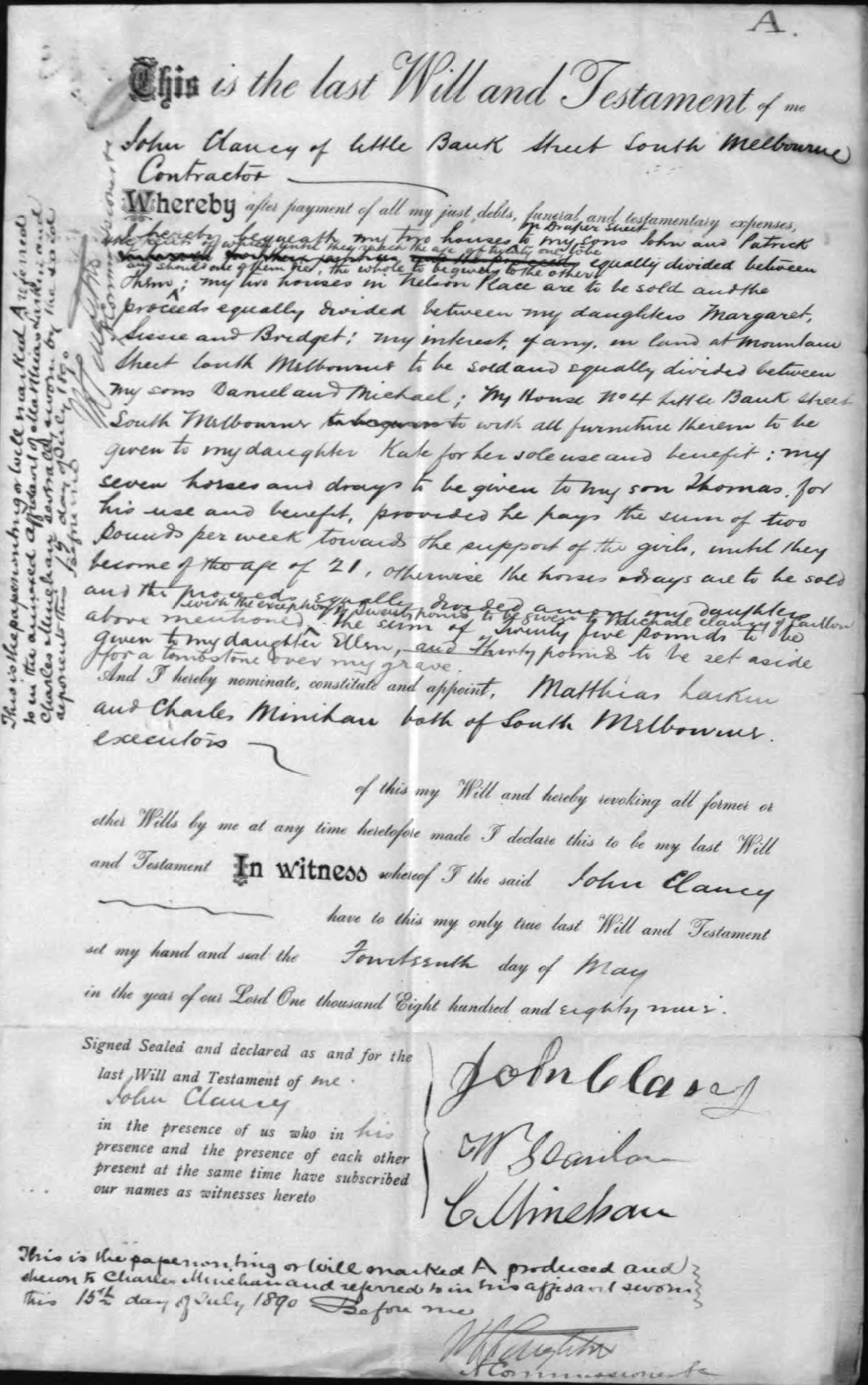 John Clancy (c1834-1890) | Familypedia | Fandom