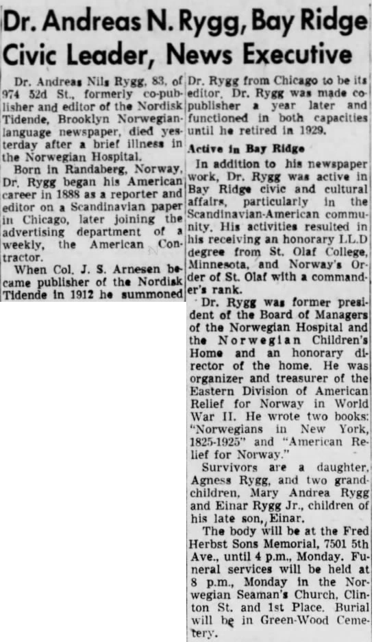 Andreas Nilsen Rygg (1868-1951) | Familypedia | Fandom