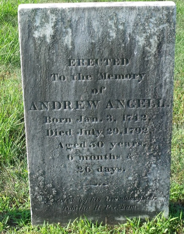 Andrew Angell (1742-1792) | Familypedia | Fandom
