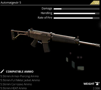 Automatgevär 5 | Generation Zero Wiki | Fandom