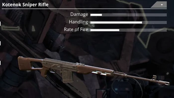 Kotenok Sniper Rifle | Generation Zero Wiki | Fandom