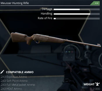 Meusser Hunting Rifle | Generation Zero Wiki | Fandom