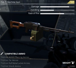 PM-71 Machine Gun | Generation Zero Wiki | Fandom