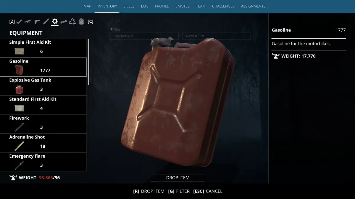 Gasoline | Generation Zero Wiki | Fandom