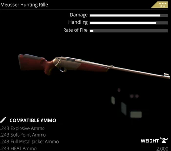 Meusser Hunting Rifle | Generation Zero Wiki | Fandom