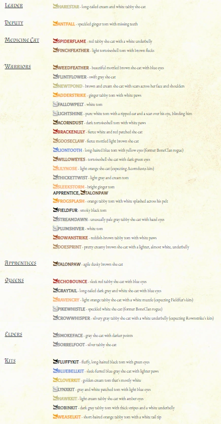 Eighteenth | Generations Warriors OCs Wiki | Fandom