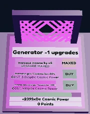 Generator -1 | Generator Incremental Wiki | Fandom