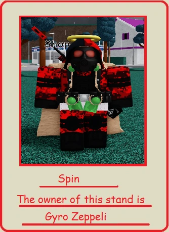 Spin | Generic jojo game Wiki | Fandom