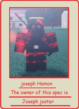 Joseph Hamon | Generic jojo game Wiki | Fandom