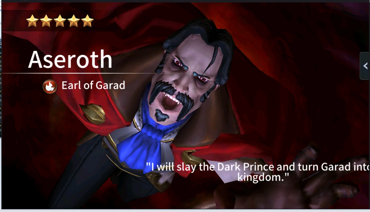 Aseroth | The War of Genesis: Battle of Antaria Wiki | Fandom