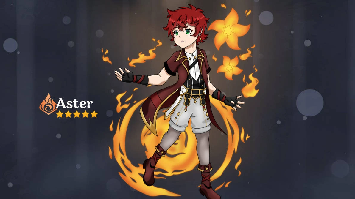 Aster Carmine/Media | Genshin Impact Fanon Wiki | Fandom
