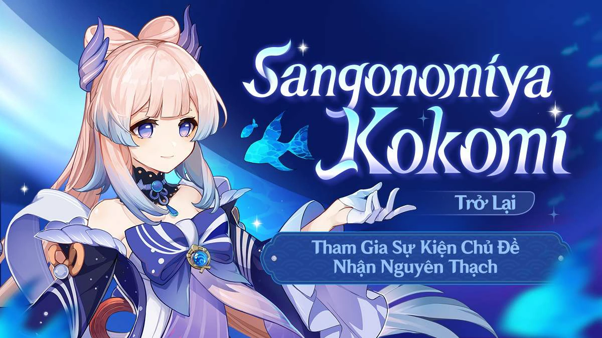 Sangonomiya Kokomi Trở Lại, Tham Gia Sự Kiện Chủ Đề Nhận Nguyên Thạch | Wiki Genshin Impact | Fandom