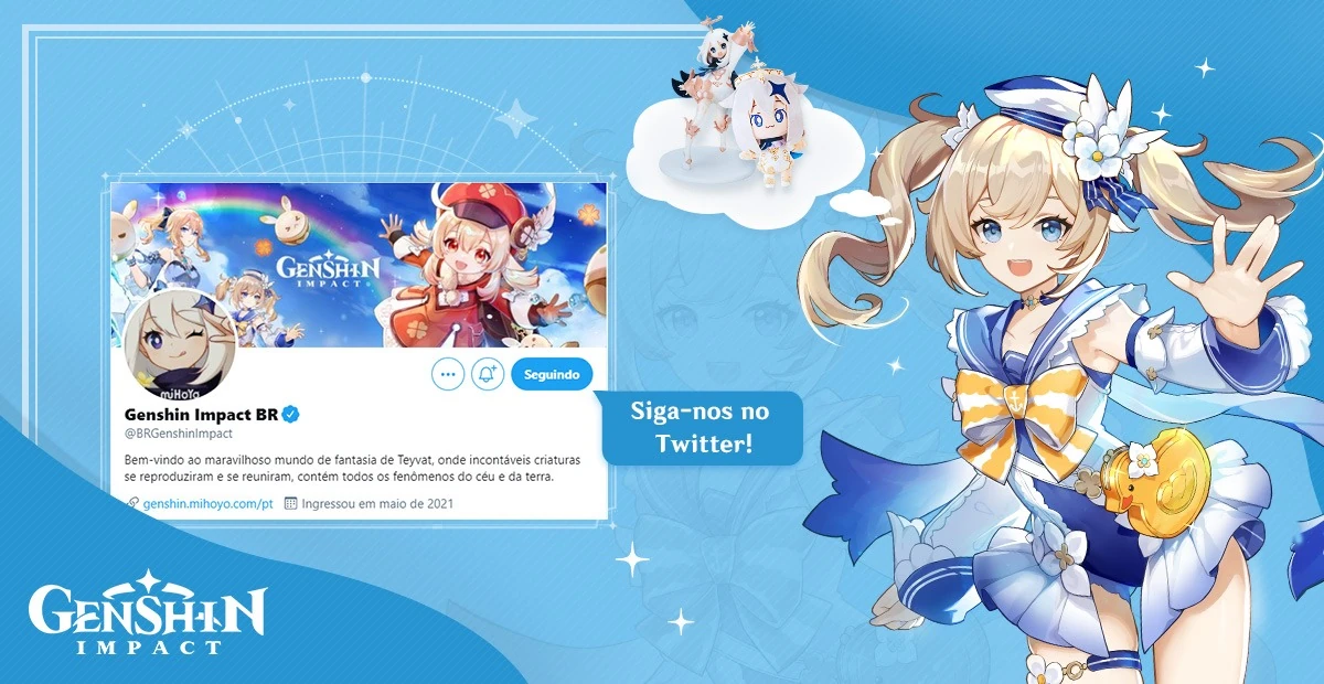 Lançamento do Twitter de Genshin Impact em Português | Genshin Impact ...