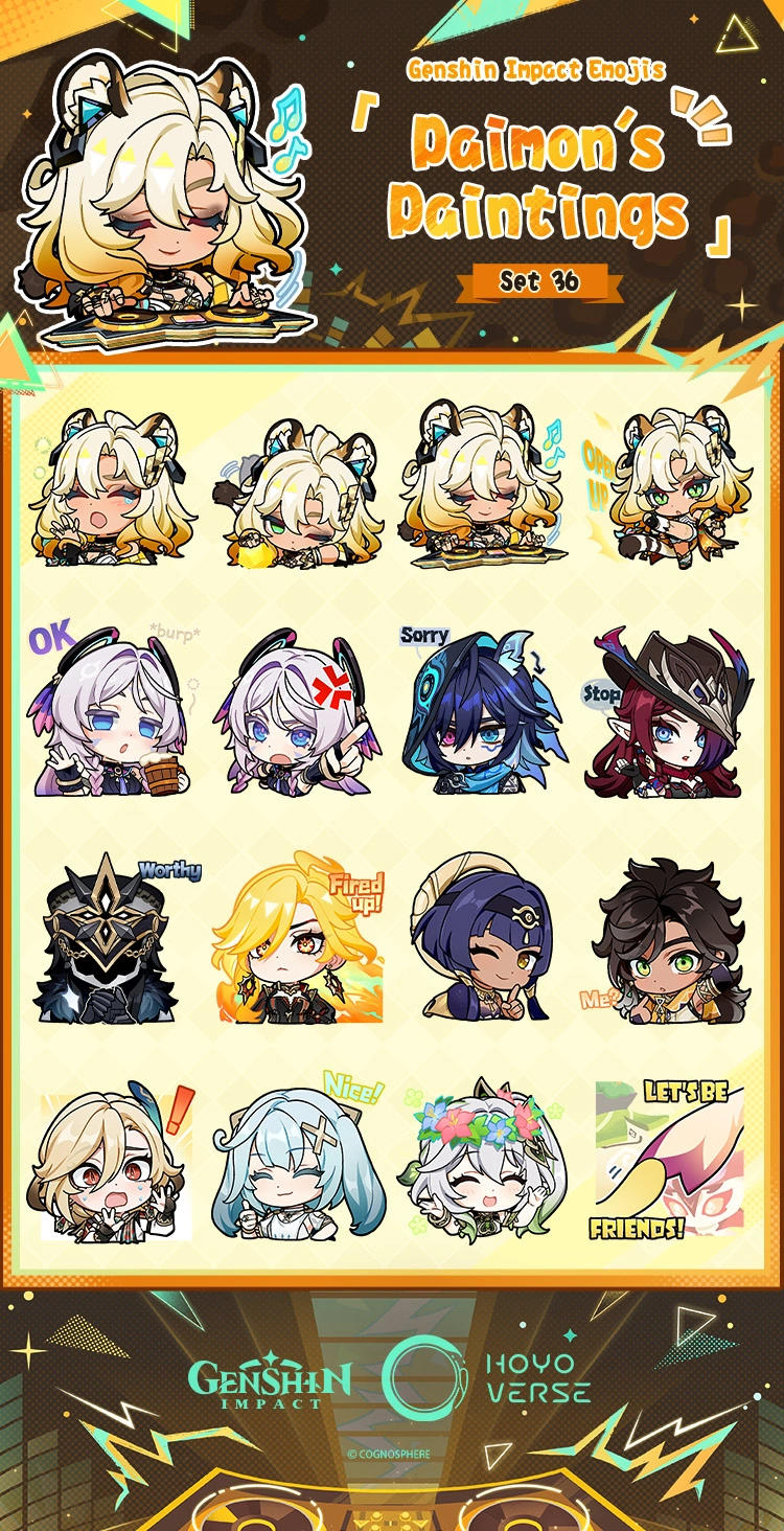 Paimon's Paintings: Set 36 | Genshin Impact Wiki | Fandom